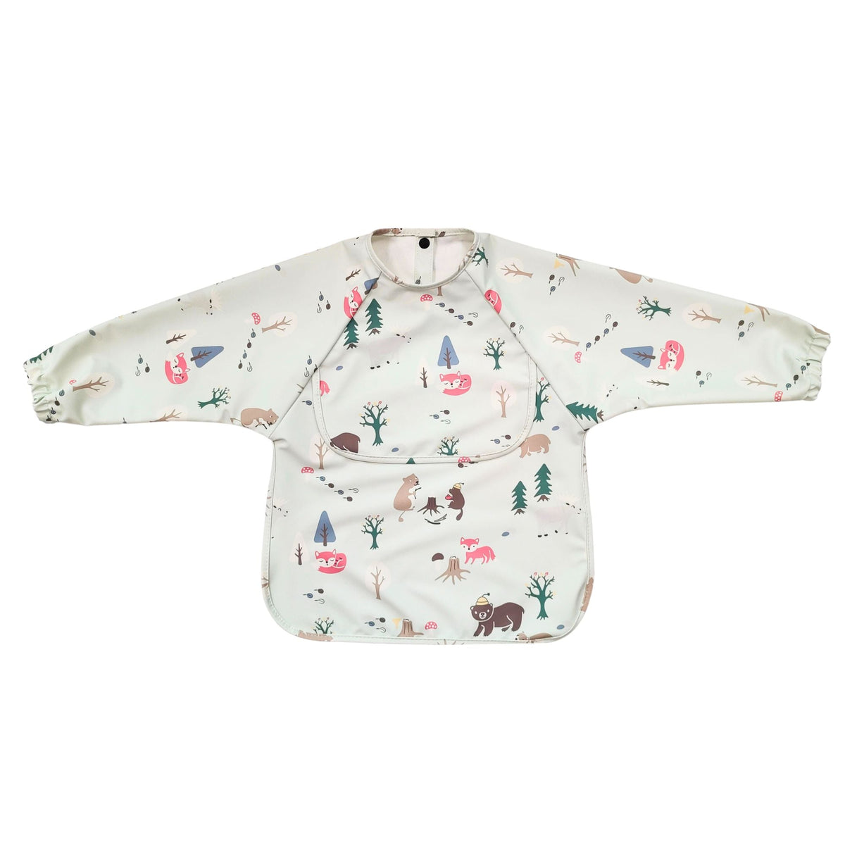 Waterproof Long Sleeve Baby Smock Bib for Feeding & Art – Beige Bear-y ...