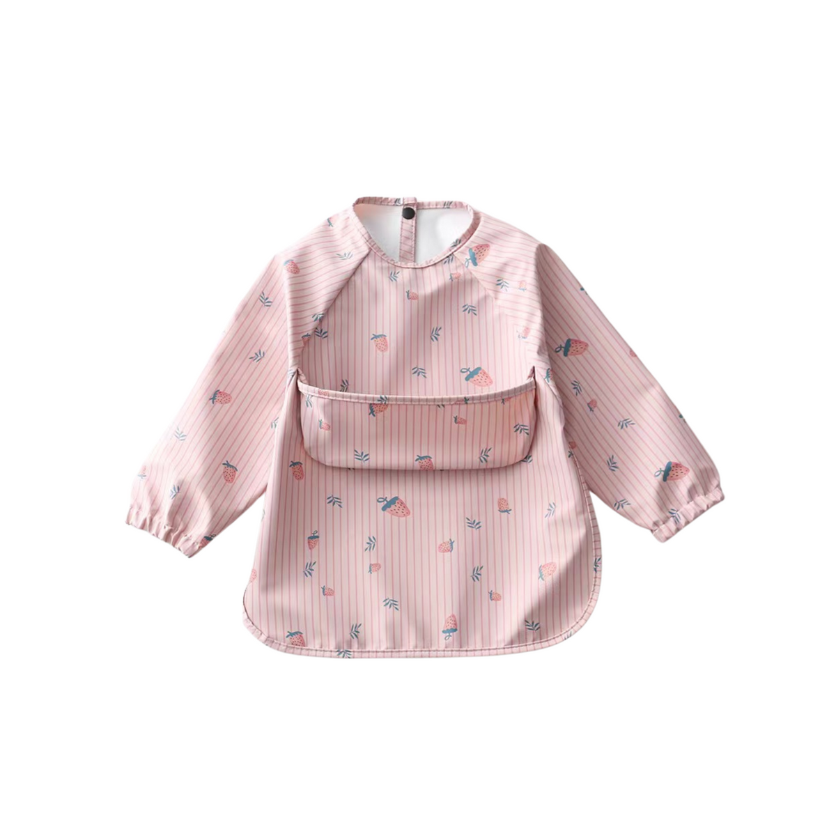 Waterproof Long Sleeve Baby Smock Bib for Feeding & Art – Stripes ...